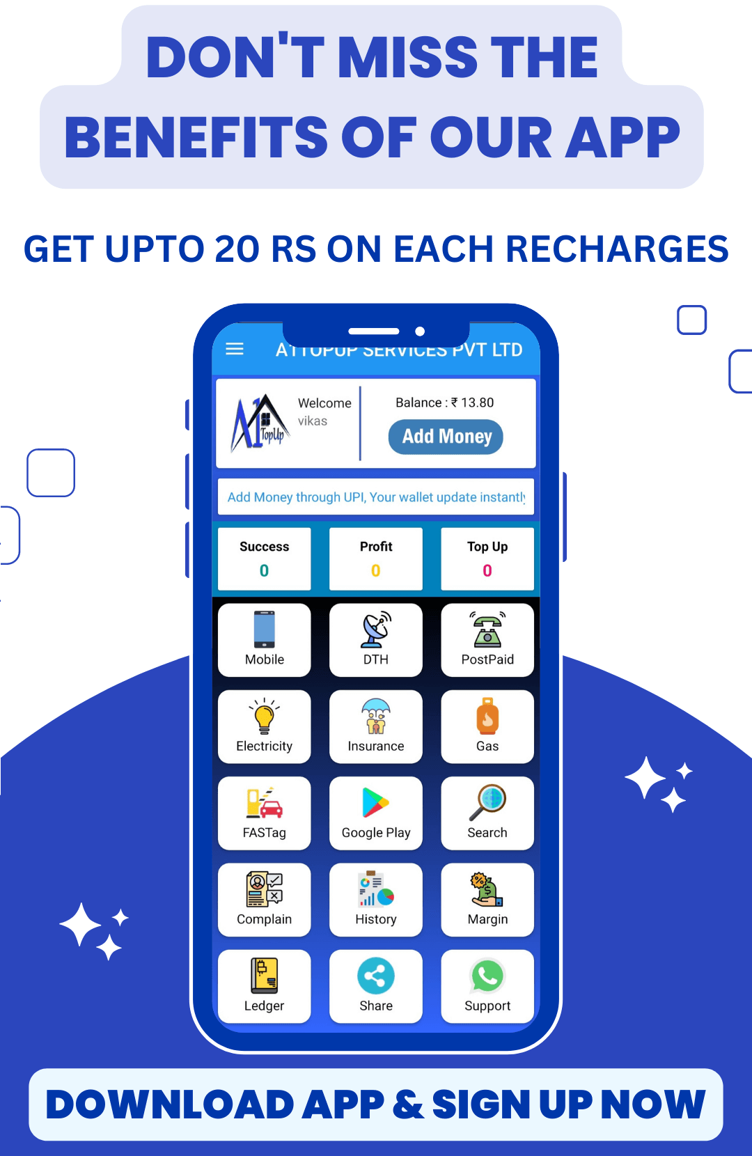 A1 Topup: Best Multi Recharge Software | multi recharge admin panel